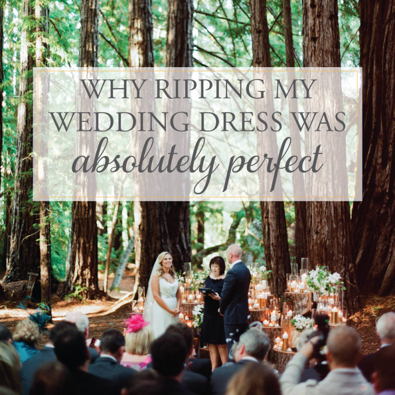 Why Ripping My Wedding Dress was Absolutely Perfect | Beautiful Living